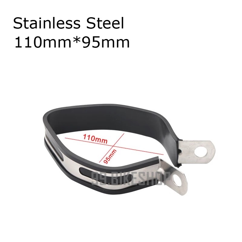 Motorcycle Exhaust Muffler Silencer Pipe Can Hanger Clamp Holder Mount ...