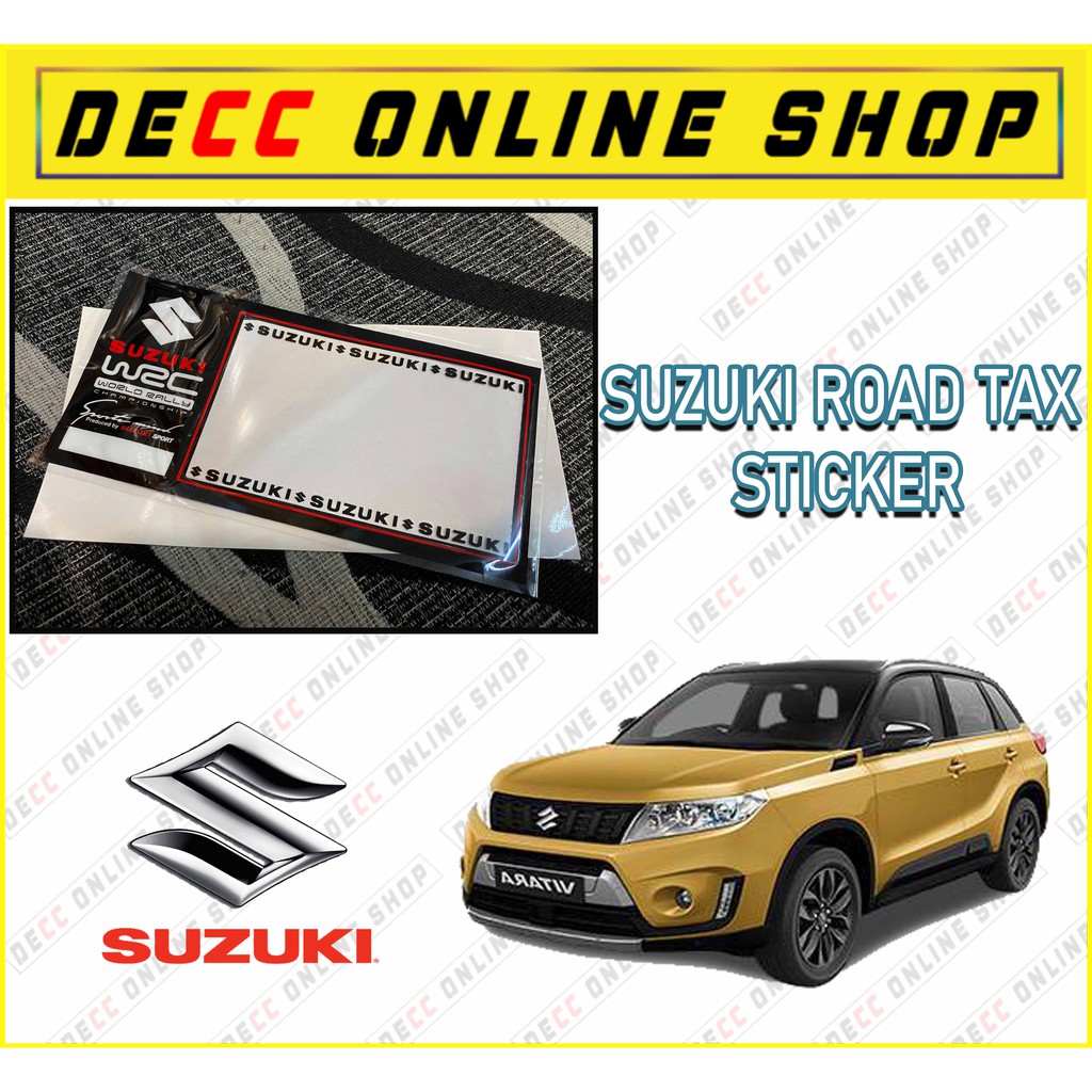 HIGH QUALITY CAR ROAD TAX STICKERS 🔥READY STOCK🔥 | Shopee Malaysia