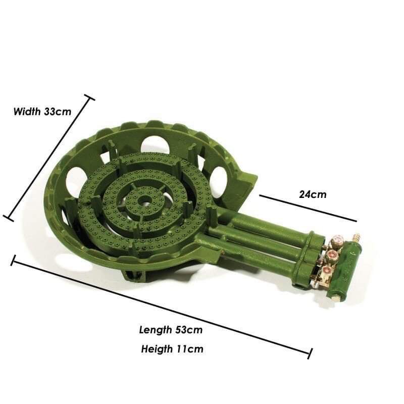Cast Iron Low Pressure Gas Stove 3 Ring / Dapur Gas 3 Mata （C40/Hl40 ...