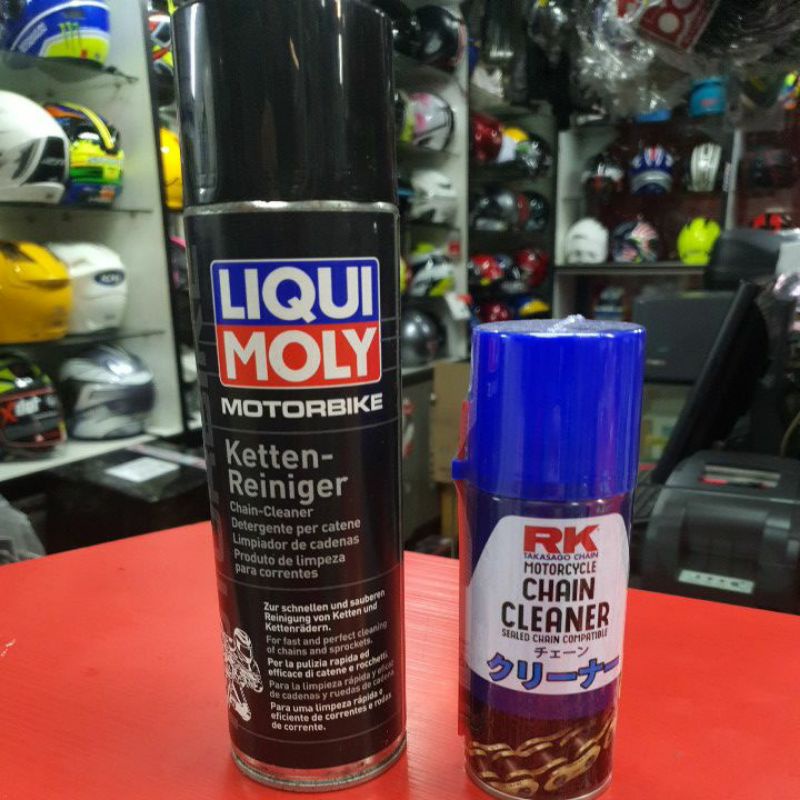 CHAIN CLEANER MOTORCYCLE SPRAY LIQUI MOLY(500ML) & RK TAKASAGO CHAIN ...