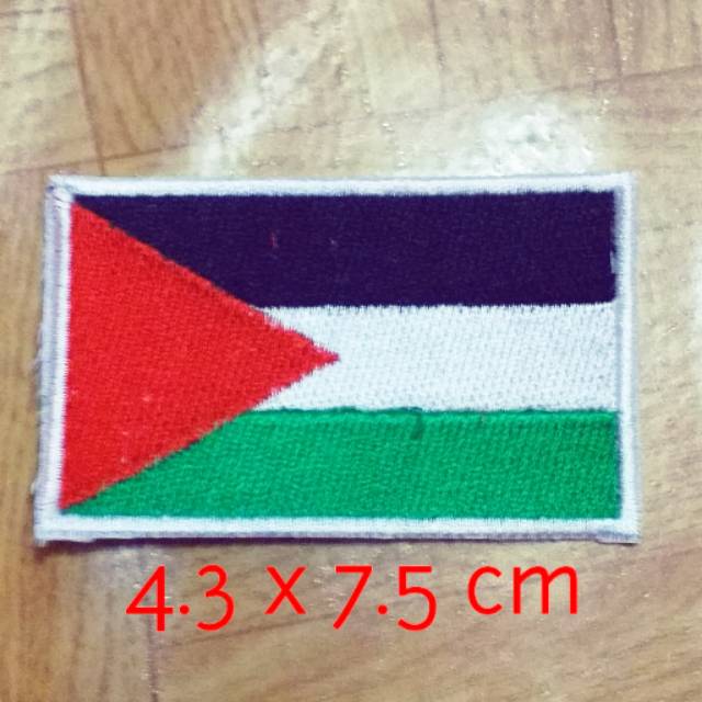 Palestine Flag Embroidery Patch Emblem | Shopee Malaysia