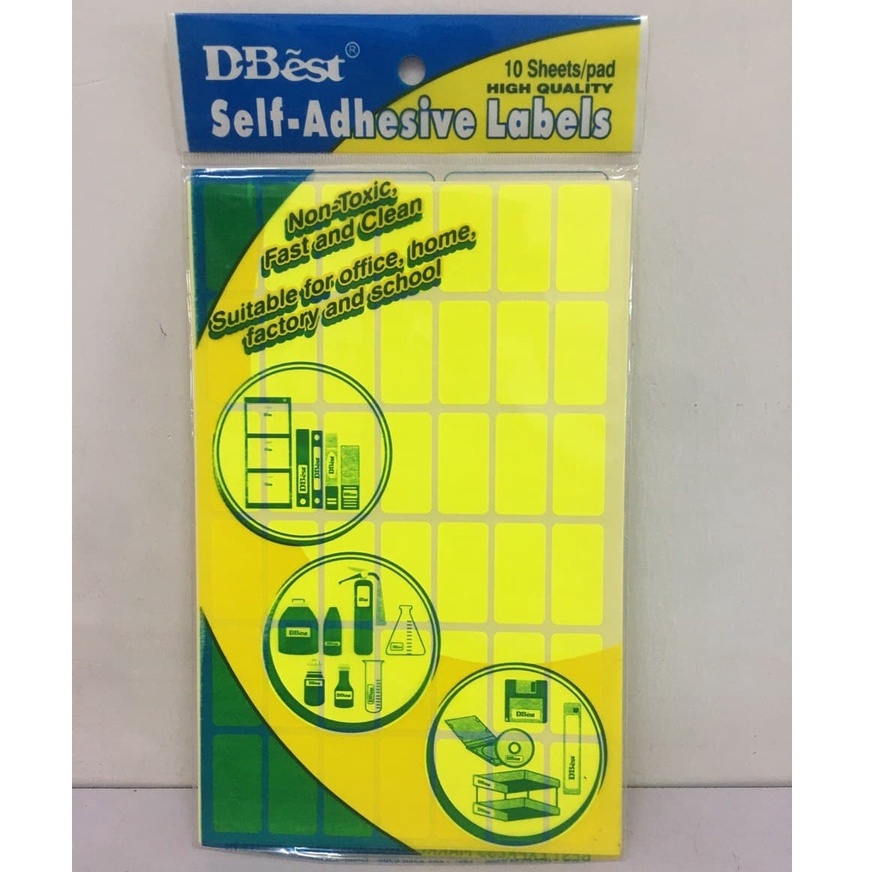 STICKER LABEL 16MM X 32MM 10SHEET/PACK | Shopee Malaysia