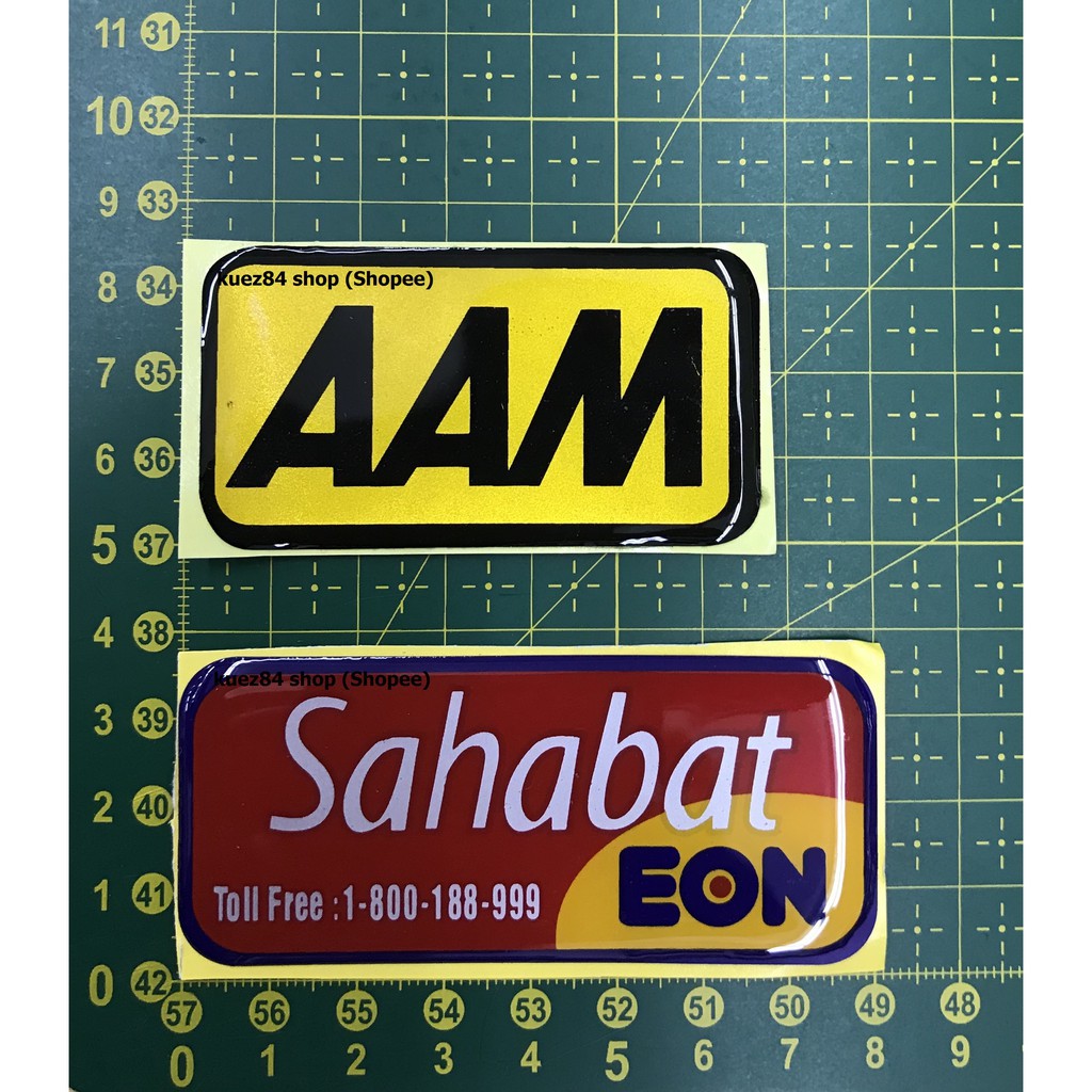 Sticker Sahabat Eon AAM stiker proton wira waja iswara saga arena ...