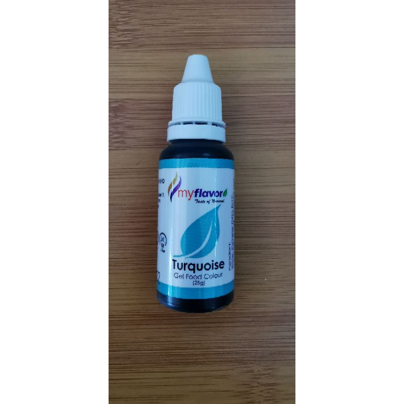 TURQUOISE Gel Food Colour My Flavor | Shopee Malaysia