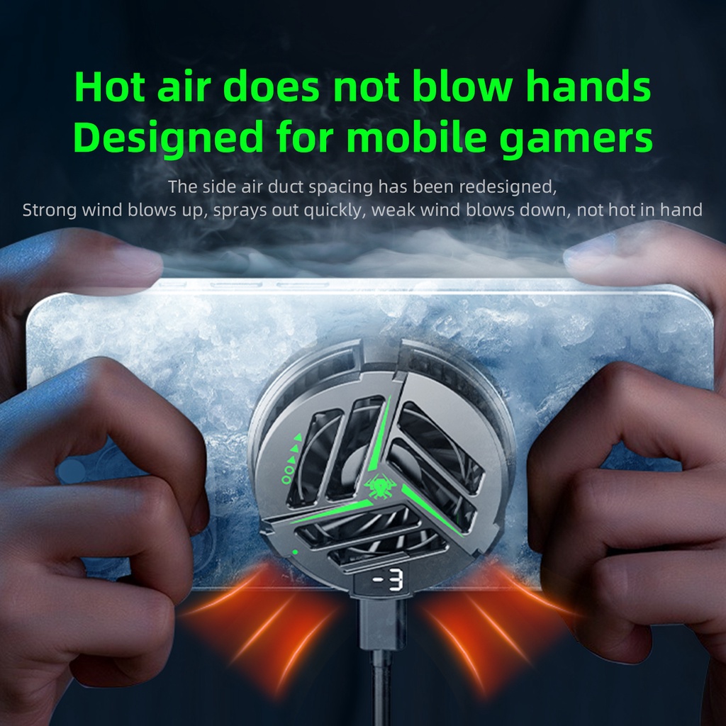 Plextone EX1 Pro Mobile Phone USB Cooling Turbo Fan Magnetic & Clip Fan ...