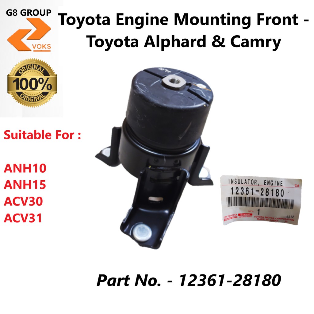 Toyota Engine Mounting Front - Toyota Alphard & Camry ( 12361-28180 ...
