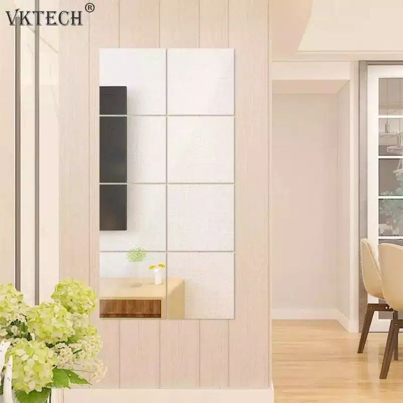 [Real Glass] square glass, wall-mounted mirror box | Shopee Malaysia