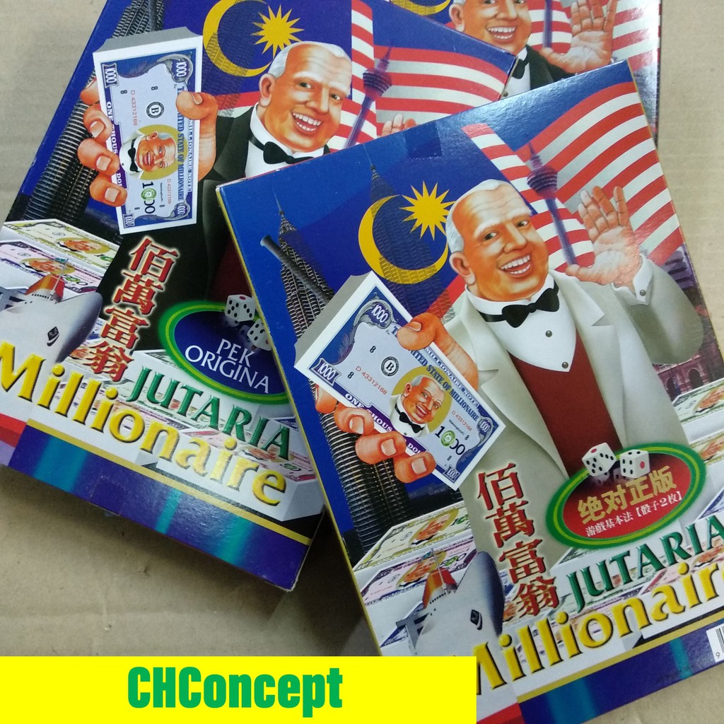 JSM Millionaire Board Game(Jutaria) | Shopee Malaysia