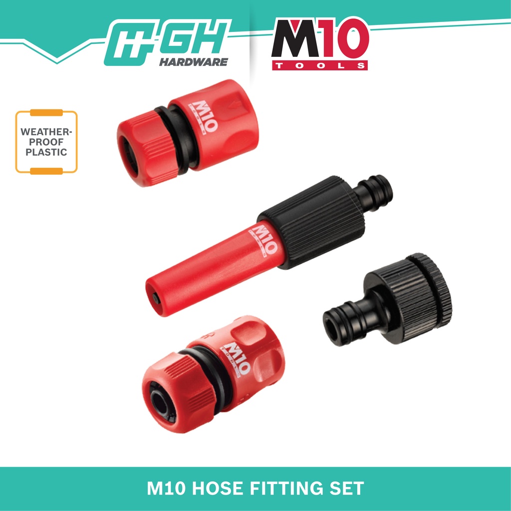 [ GH HARDWARE ] M10 Hose Fittings / Hose Connector / Tap Connector ...