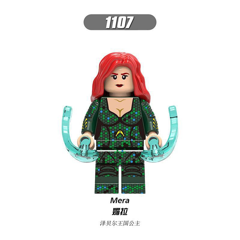 Lego Mera Aquaman XH1107 Minifigure Superhero DC Marvel Avengers ...