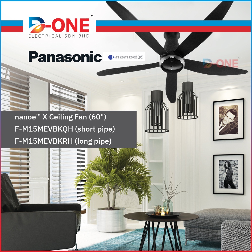 Panasonic nanoe™ X Ceiling Fan (60") (DC MOTOR) C/W REMOTE CONTROL ...