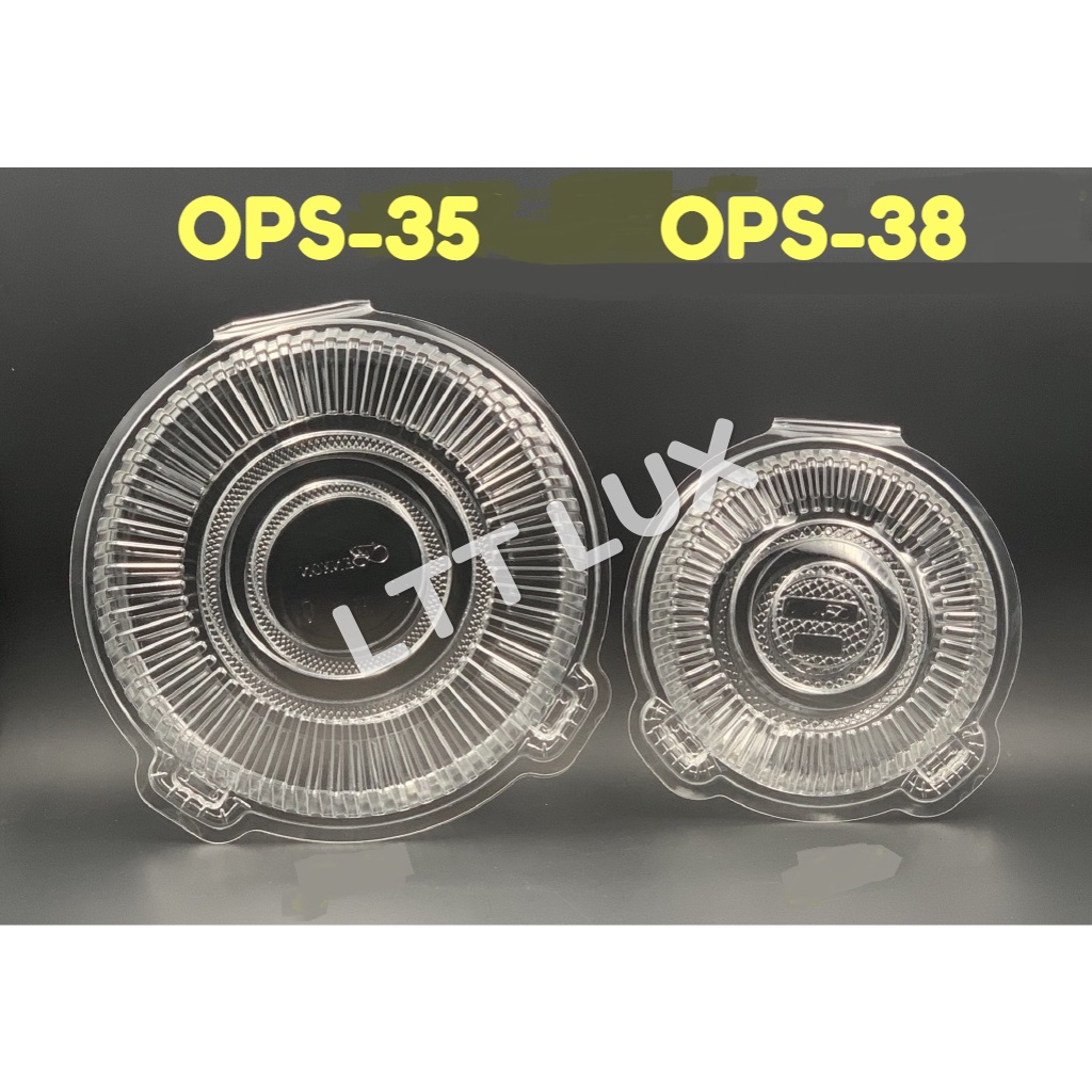 8" Kuih Container OPS 35 / Disposable Plastic Clear Bakery Container ...