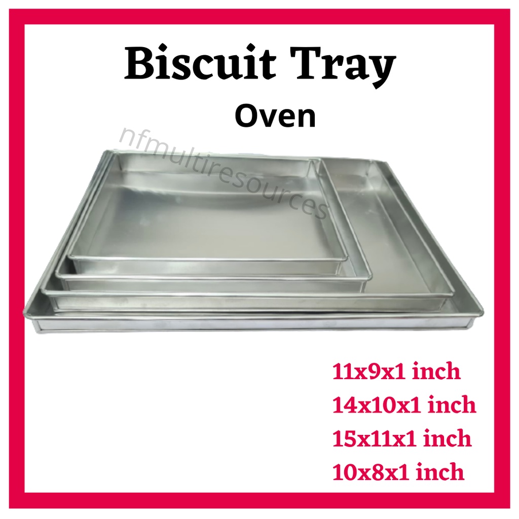Loyang Biskut Tray Biscuit Loyang 1 inci Cookies Tray Loyang ...