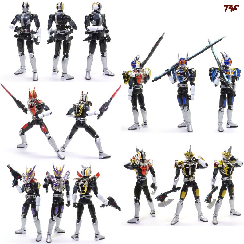 Bandai SHS Kamen rider Den-o all 5 form set - Souchaku henshin series ...