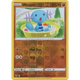 Wooper / 083/185 / Reverse Holo & Common / Sword & Shield Vivid Voltage ...