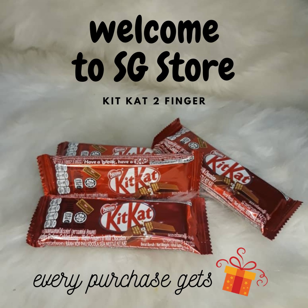 (READY STOCK) SGS Chocolate Nestle Kit Kat 2 Finger Wafer Bar-Coklat ...