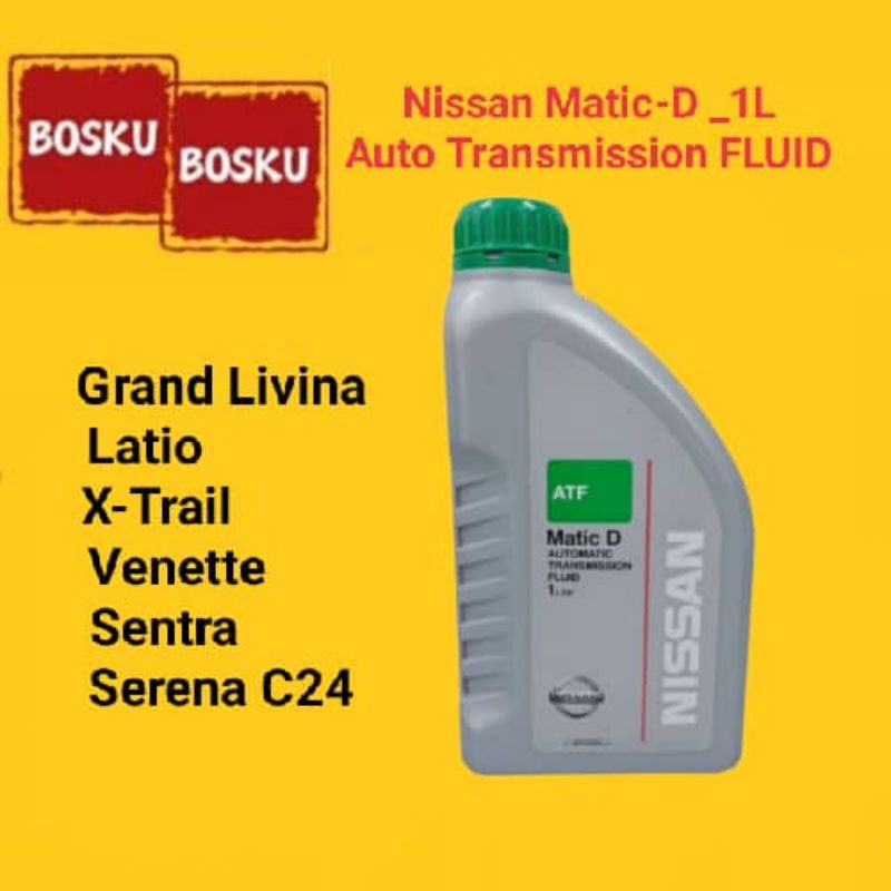 Nissan Auto Transmission Fluid Matic D_1L (999MPAA100XX) | Shopee Malaysia