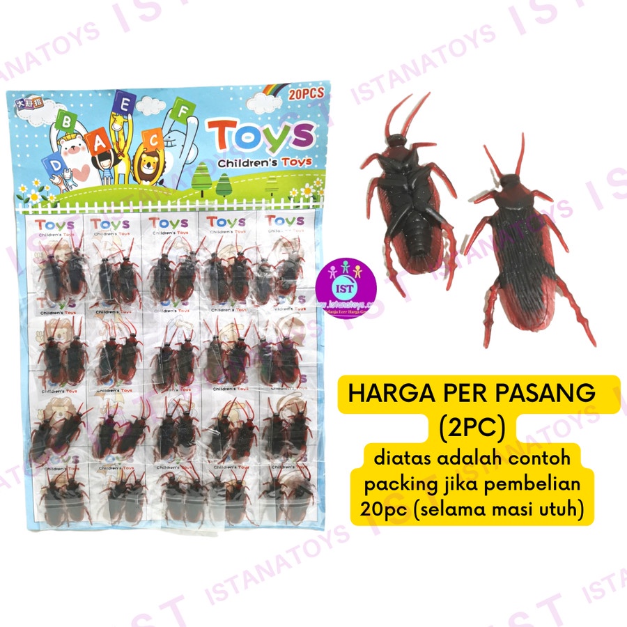 Plastic Cockroach toys Jahil toys/Prank toys Fake Cockroaches | Shopee ...