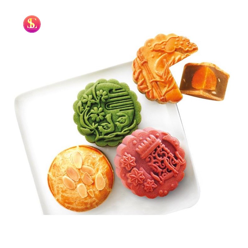 Amway Celebration Mooncake - Four Delights Variety Pack (Box of 4 ...