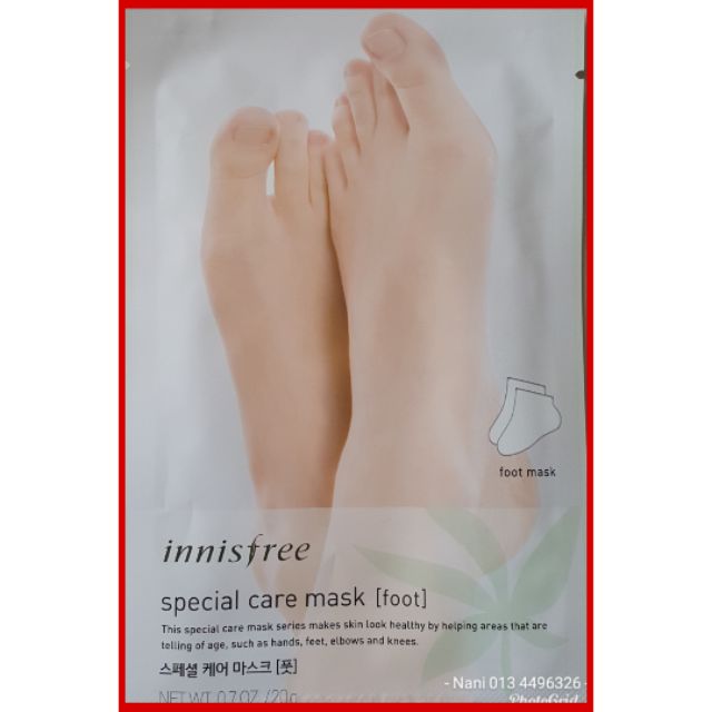 🔥Ready Stock🔥Innisfree Special Care Foot Mask🔥 | Shopee Malaysia