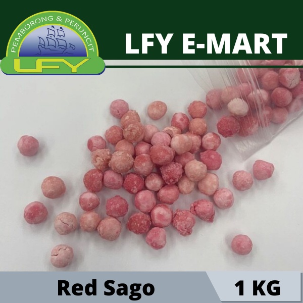 Red Sago / Sagu Merah Besar 紅大茨丸 1kg | Shopee Malaysia