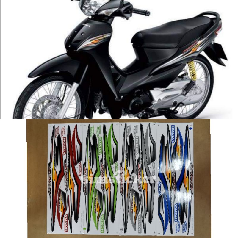 HONDA WAVE 100S (2)BODY STICKER | Shopee Malaysia