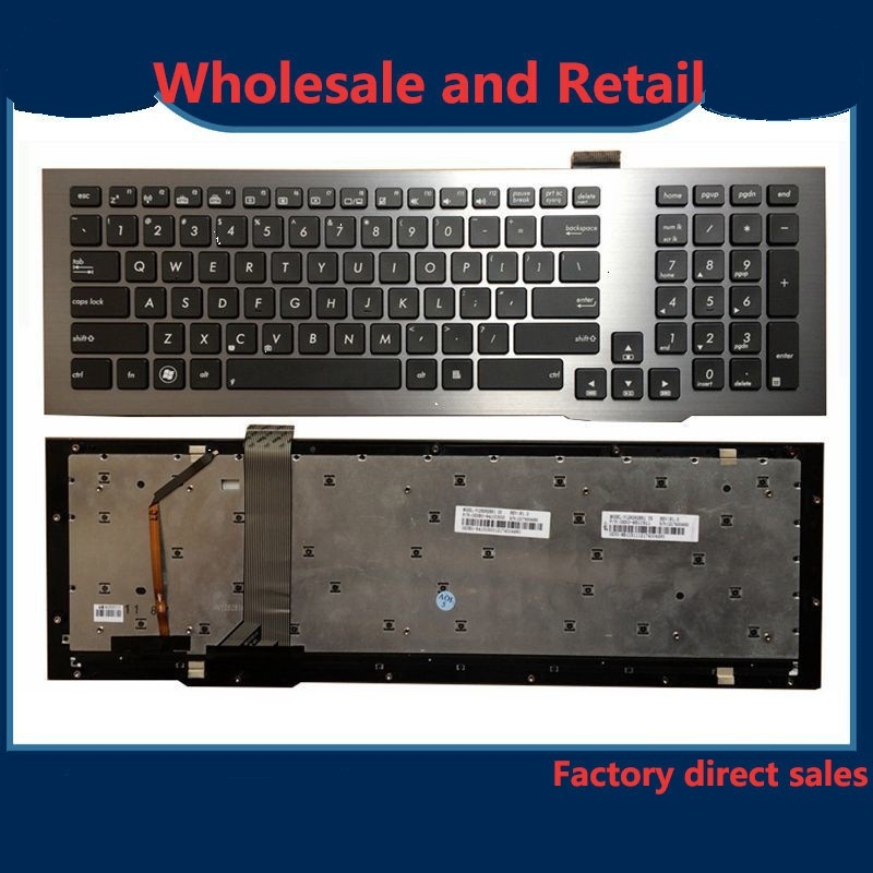 Asus G75 G75V G75VW G75VX 0KNB0-9414UI00 with Frame Laptop keyboard ...