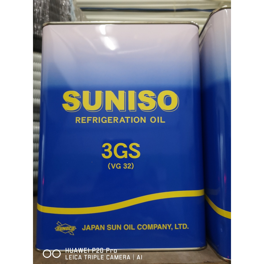 SUNISO 3GS Refrigeration Compressor Oil (1 GALLON) ORIGINAL jJAPAN ...