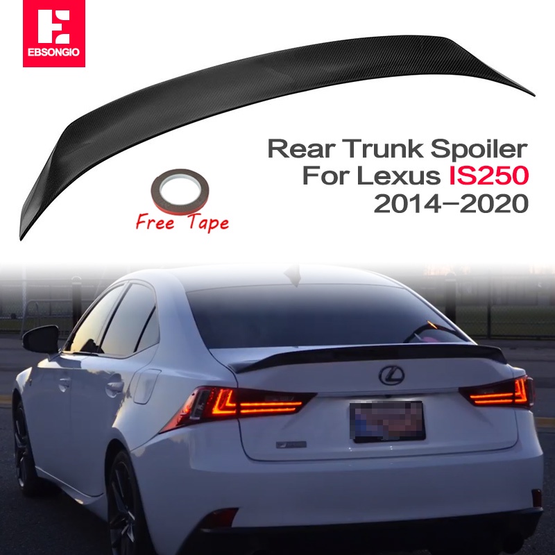 Real Carbon Fiber / FRP Car Rear Trunk Spoiler Lip For LEXUS IS200 ...