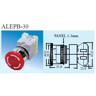 CKC 30MM push button selector switch emergency push button contact ...