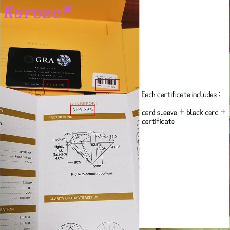 GRA Certificate Moissanite Certificate Can Query Gem Authentication ...
