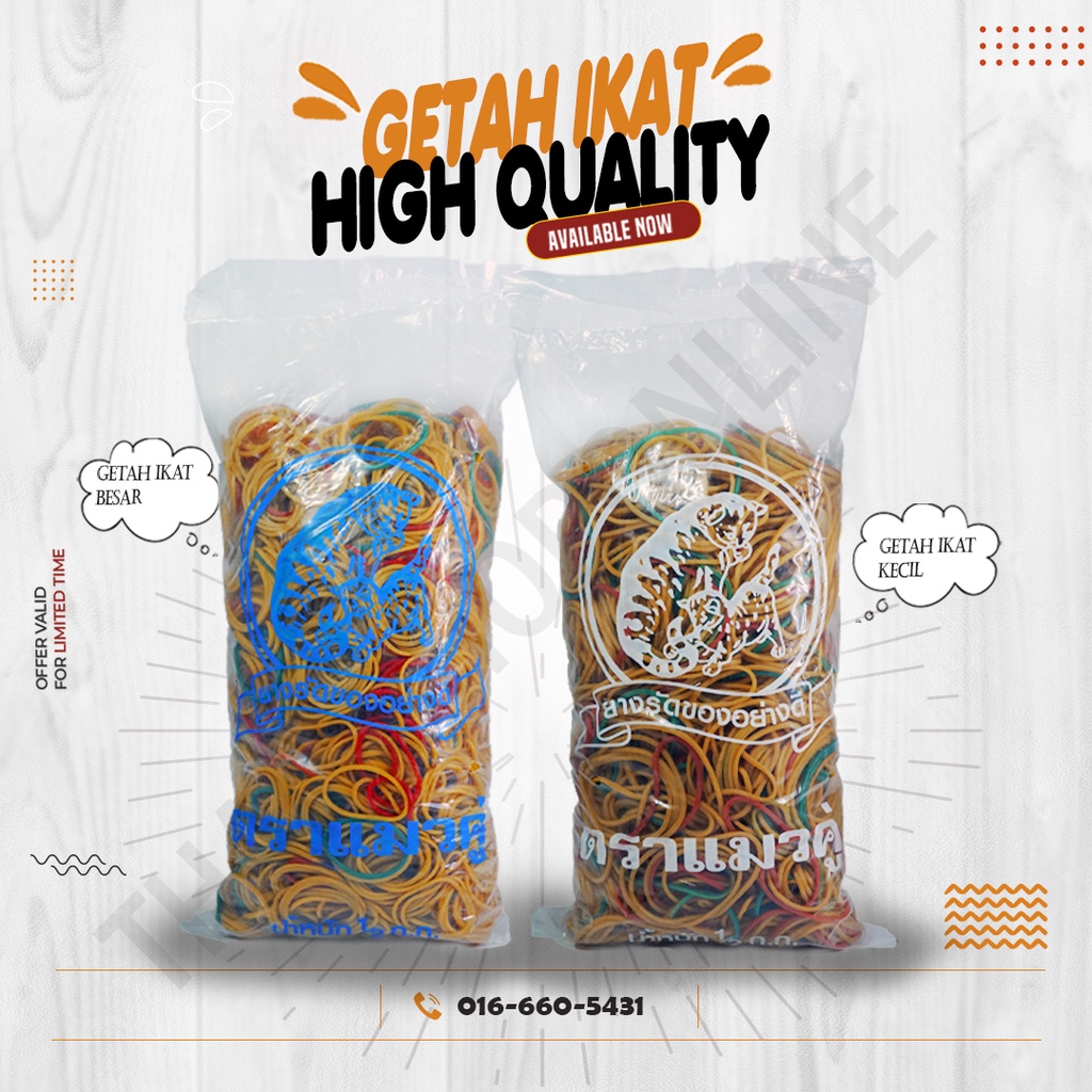 Rubber Band High Quality Thailand Getah Ikat Besar Big Getah Ikat Small ...