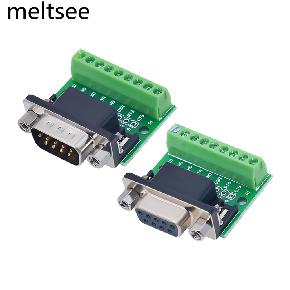 DB9 Male Female Adapter Signals Terminal Module RS232 RS485 Serial To ...