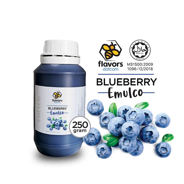 [HALAL] Flavors Dotcom Food Flavouring - Blueberry Emulco (250g ...