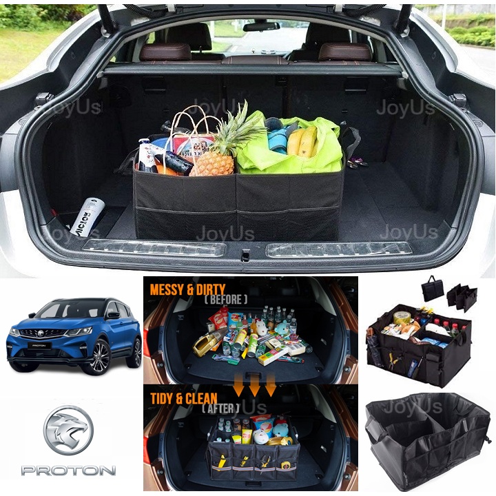 Proton X50 Car Boot Storage Bag Multiple Compartments Storage Bag and ...