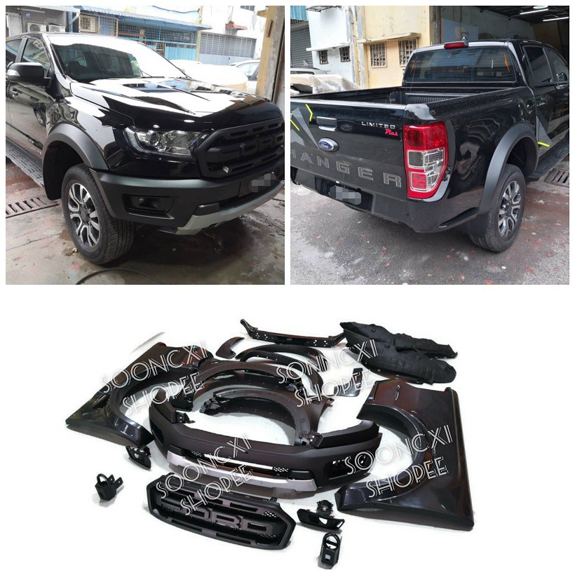 Ford Ranger T7 T8 conversion raptor 1 to 1 bodykit(tukar fender bumper ...