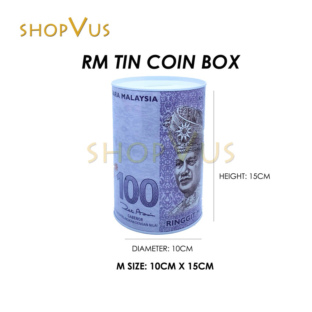 Buku rujukan LIMITED EDITION RM Tin Kids / Adult Saving Coin Box ...