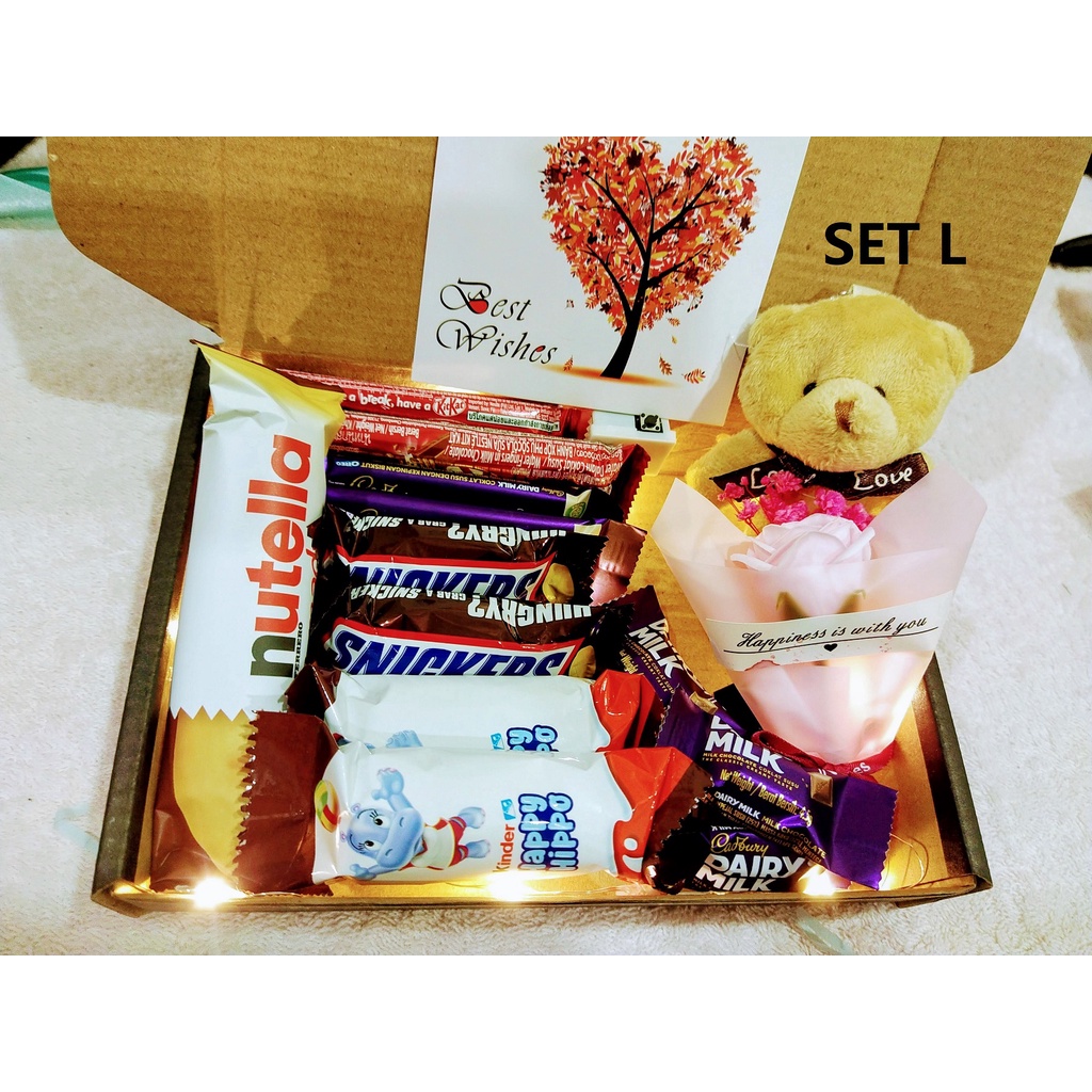 Kotak Hadiah Coklat/chocolate gift/Surprise box/giftbox/birthday ...