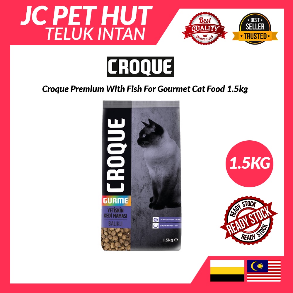 [Ready Stock/Fast Shiping] 🔥 Croque Premium Adult With Fish Gourmet Cat ...