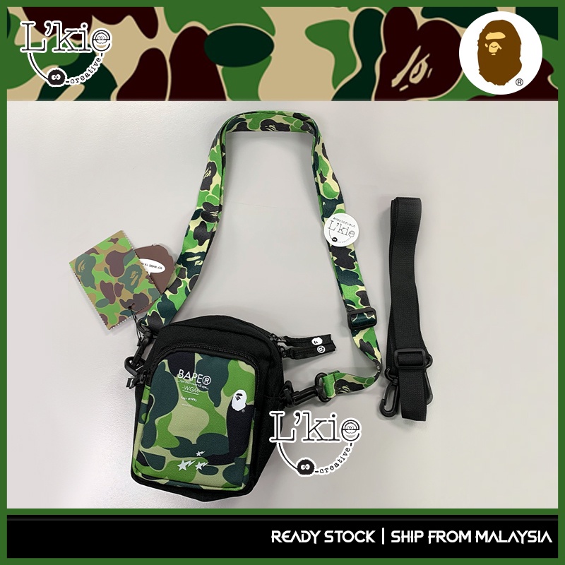 Bape Camouflage Men Women shoulder bag messenger bag 🔥READY STOCK 🔥 ...