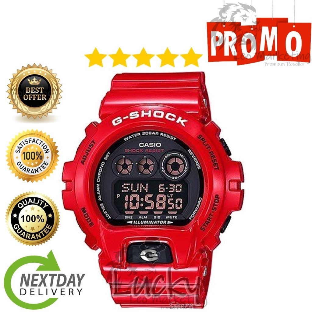 Leo Marketing [Japan Made] Dw6900 Red Ducati Unisex Digital Watch Shock ...