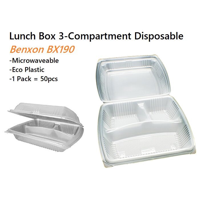 Lunch Box Food Container BENXON BX-190(3 Compartment) And BX-290 ...