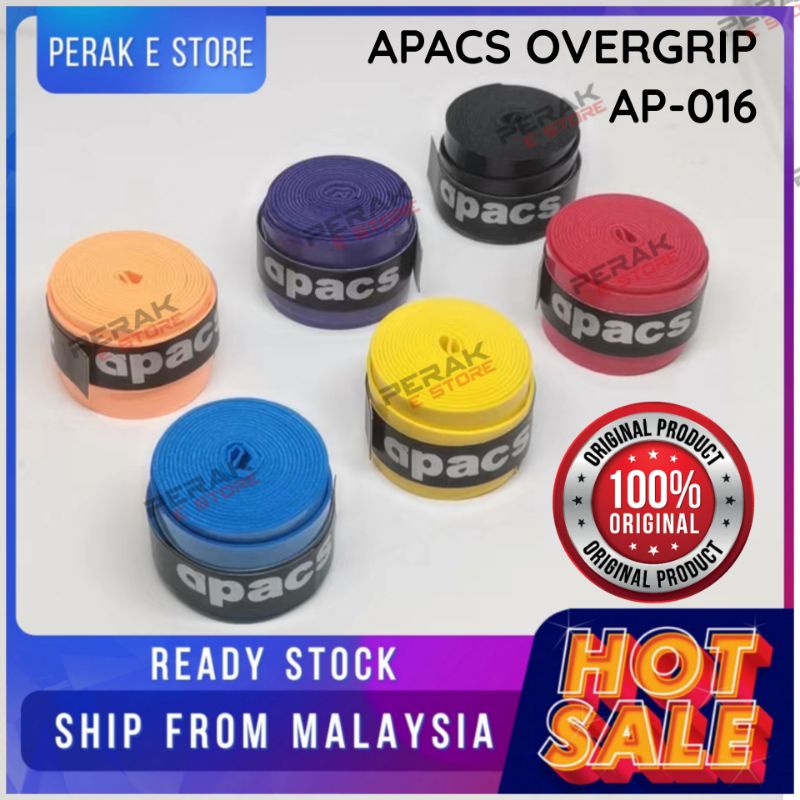 Apacs Overgrip Grip Finishing Tape Guang Yu Badminton Racket Grip ...