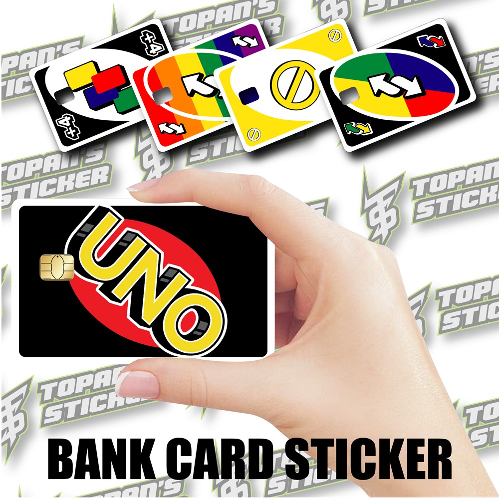 ( NEW ARRIVAL!! ) UNO BANK CARD STICKER | Shopee Malaysia