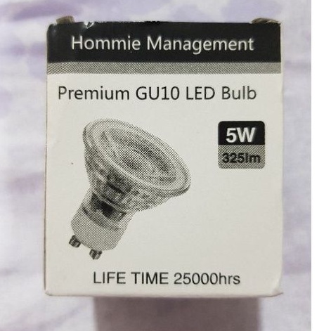 Glass Bulb Premium GU10 LED Bulb 5W 3000k Warm Light (Yellow Light ...