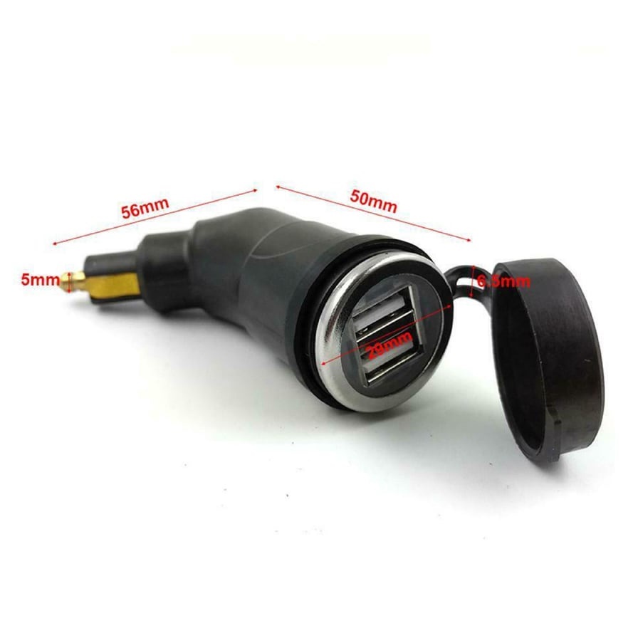 BMW Hella Din Plug to Dual USB Power Charger | Shopee Malaysia