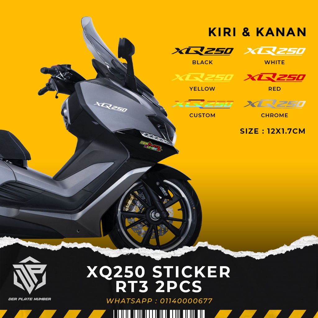 XQ250 RT3 DAELIM WMOTO STICKER LOGO | Shopee Malaysia
