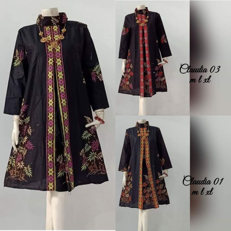Modern BATIK Tunic Top/Elegant CLAUDIA Tunic | Shopee Malaysia