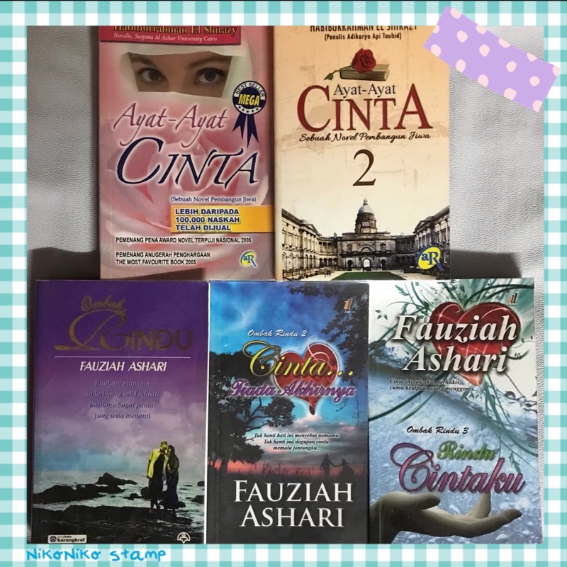 NOVEL MELAYU TERPAKAI/PRELOVED AYAT AYAT CINTA OMBAK RINDU FAUZIAH ...