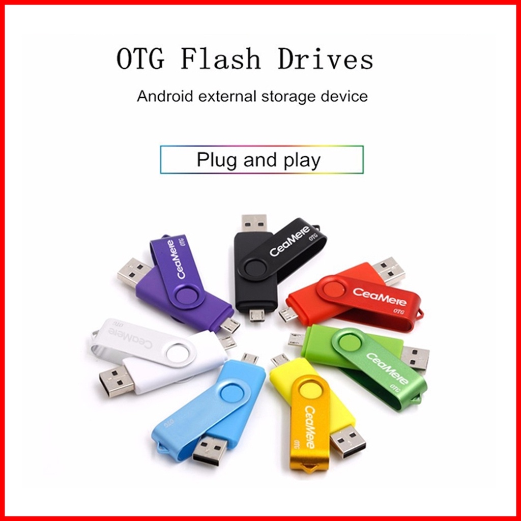 Micro USB OTG Flash Drive PenDrive for Android | Type C USB | Dual ...